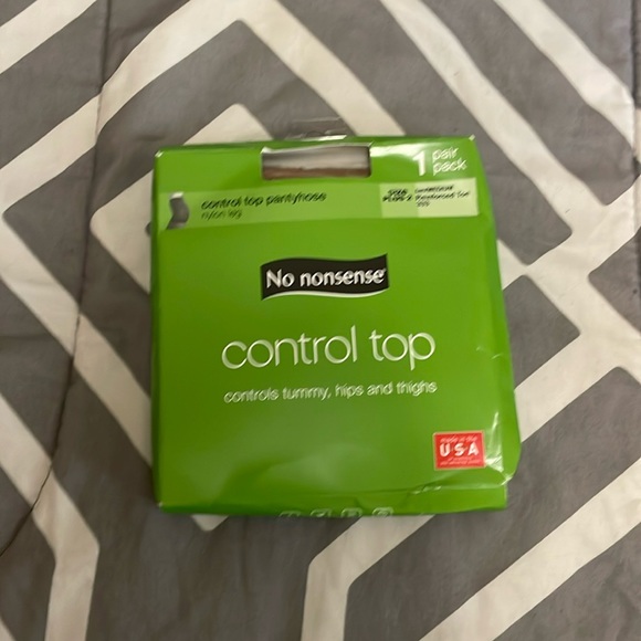no nonsense | Accessories | No Nonsense Control Top Pantyhose Nwt Nylon ...